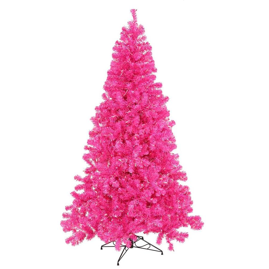 VickermanVickerman 4-ft Pre-lit Traditional Pink Artificial Christmas ...