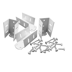 Shop Plastival 4-Pack Aluminum Fence Mounting Brackets at Lowes.com