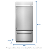 KitchenAid 20.9-cu ft Bottom-Freezer Refrigerator with Ice Maker ...